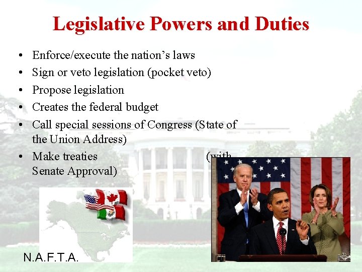 The Executive Branch What is the name of