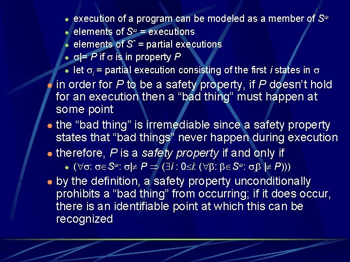 Defining Liveness by Bowen Alpern and Fred B