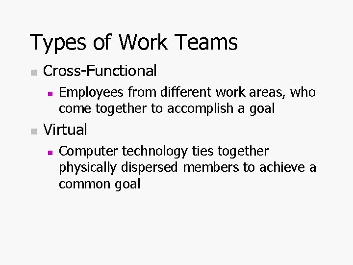Teams Mary A Higby Ph D University of