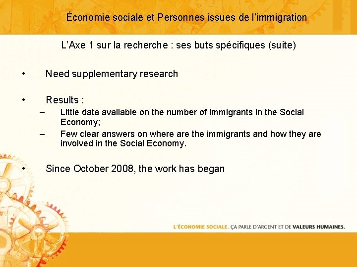 conomie sociale et personnes issues de limmigration The