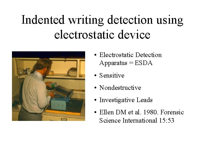 Indented Writing Writing embossed on paper below Anonymous