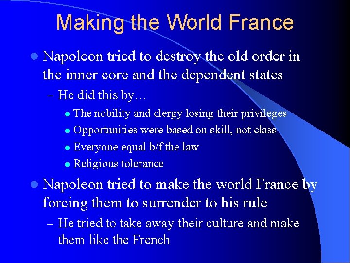 NAPOLEON BONAPARTE Ch 11 Section 3 l Napoleon