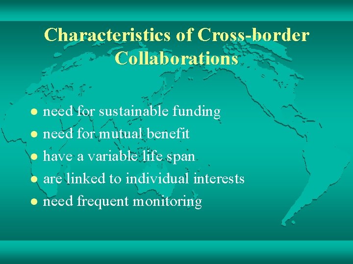 New Opportunities for Higher Education Collaborations across borders