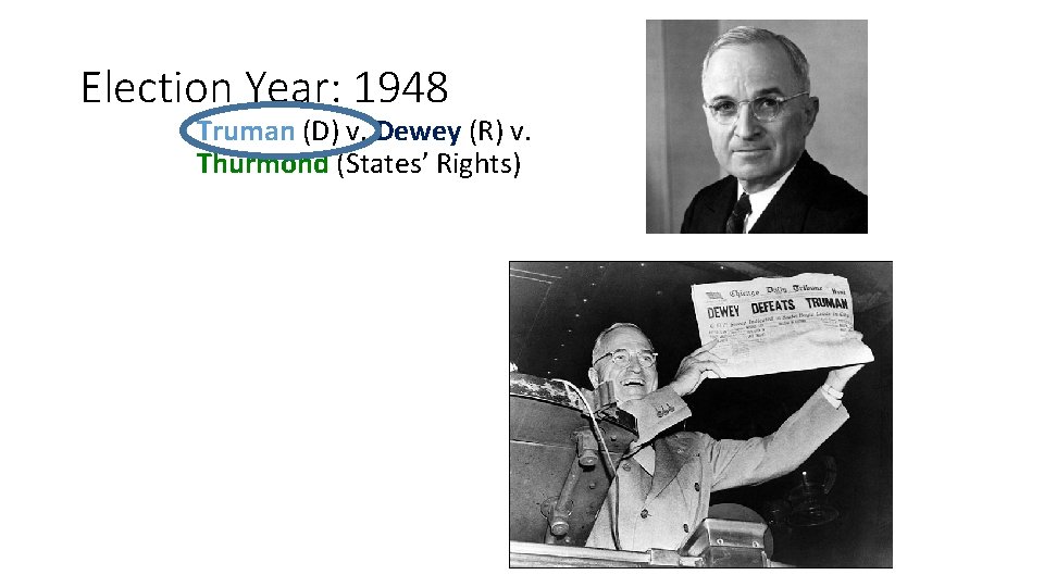 PostWWII American Presidents 1948 2004 chapters 25 33