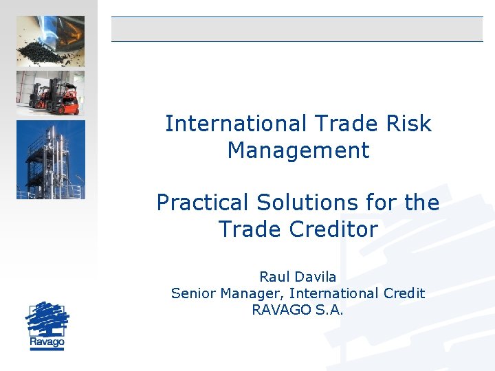 International Trade Risk Management Practical Solutions for the