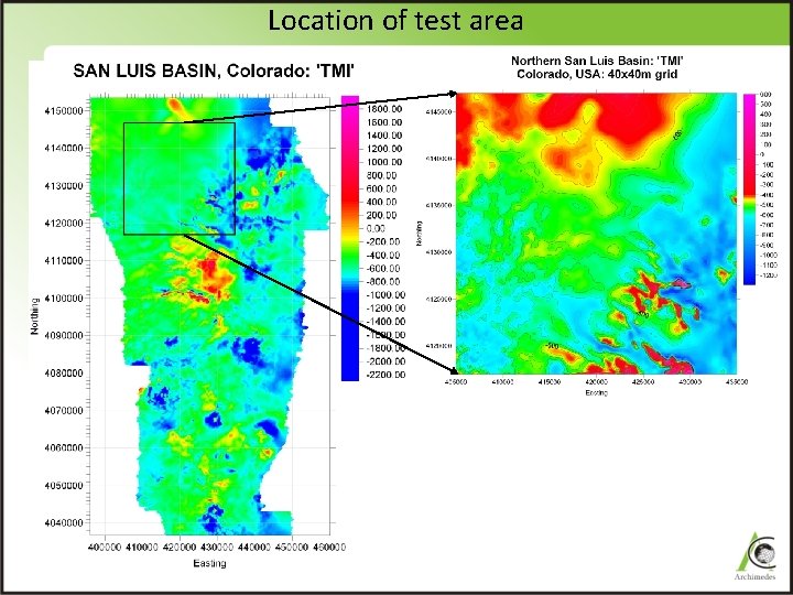 Testing survey resolution using Spectral Analysis Authors Markham