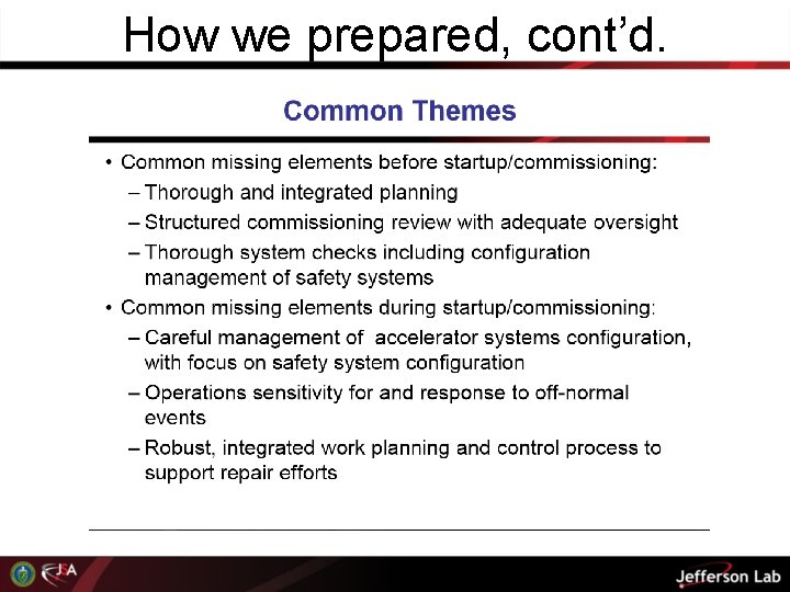 Accelerator Readiness Review Process ARR Experiences and Lessons