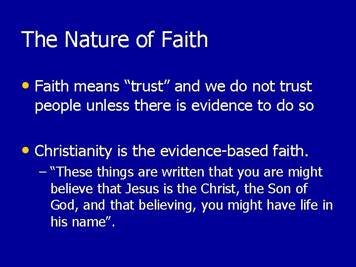 Christian Apologetics Part III Is belief in God