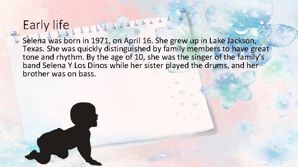 Selena Quintanilla By Bharti Harnaraine Early life Selena