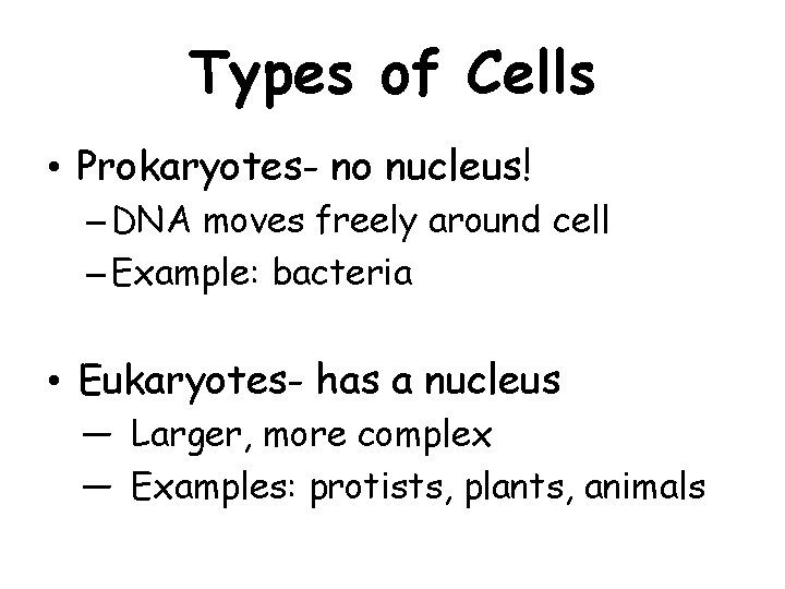Topic 5 Cells Cell Theory All living things