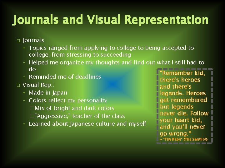 Michele Whitehair Then and Now ME Born and