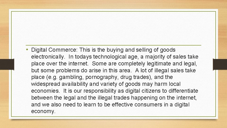 DIGITAL CITIZENSHIP ASSIGNMENT 1 QUESTION 1 Being a