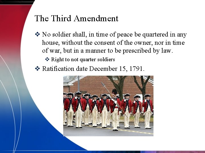 The Bill of Rights Amendments 1 10 THE