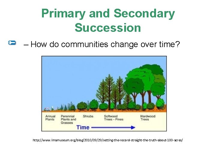 Lesson Overview Succession THINK ABOUT IT WARMUP What
