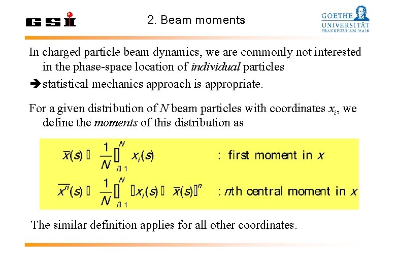 Statistical Description of Charged Particle Beams and Emittance