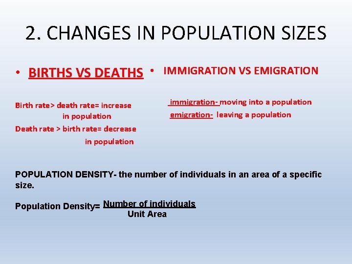 Interactions Among Living Things Copy what is highlighted