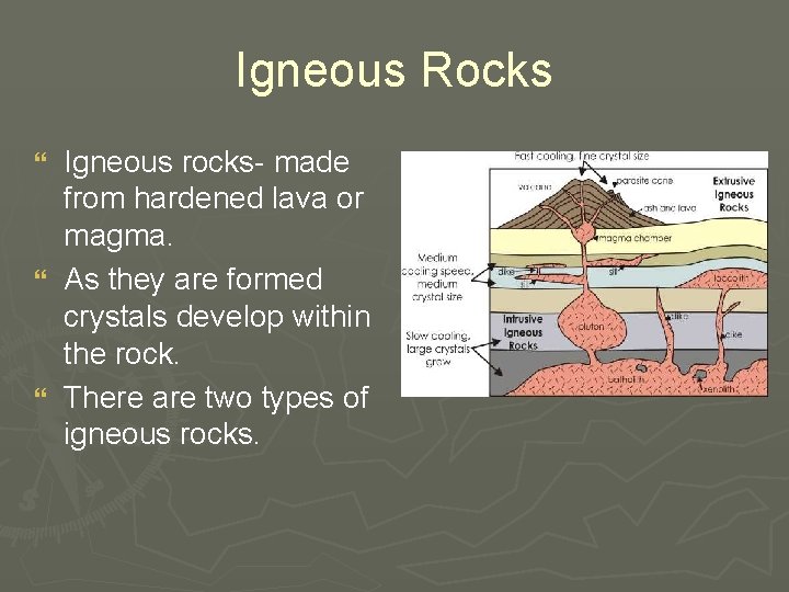 Rocks Pages 94 98 in Science Plus Introduction