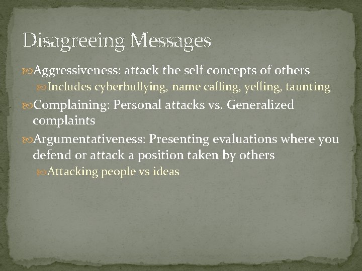 Chapter Ten Improving Communication Climates Communication Climate refers