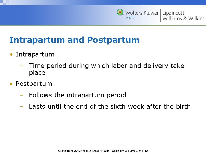 Chapter 66 Normal Labor Delivery and Postpartum Care