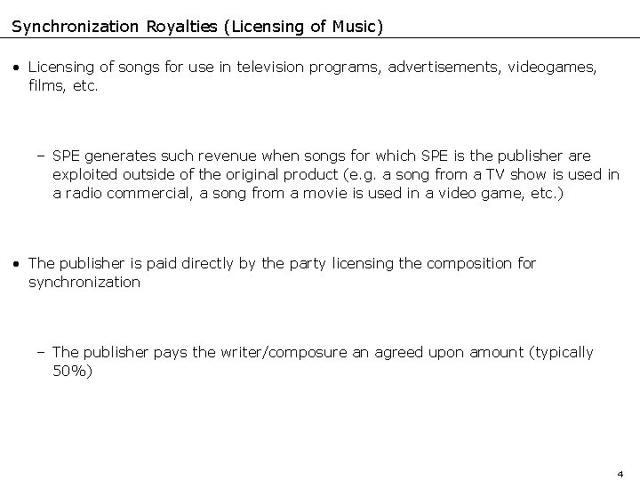 Music Publishing Overview October 2010 Overview of Music