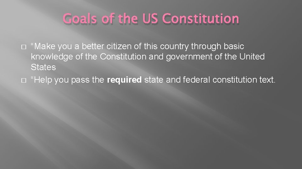 UNIT 1 THE AMERICAN REVOLUTION Federal Unit Goals