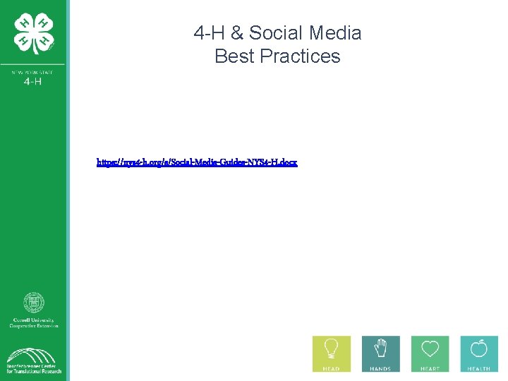4 H Grows Updates Social Media Best Practices