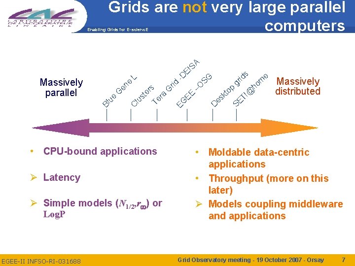Enabling Grids for Escienc E EGEE and autonomic