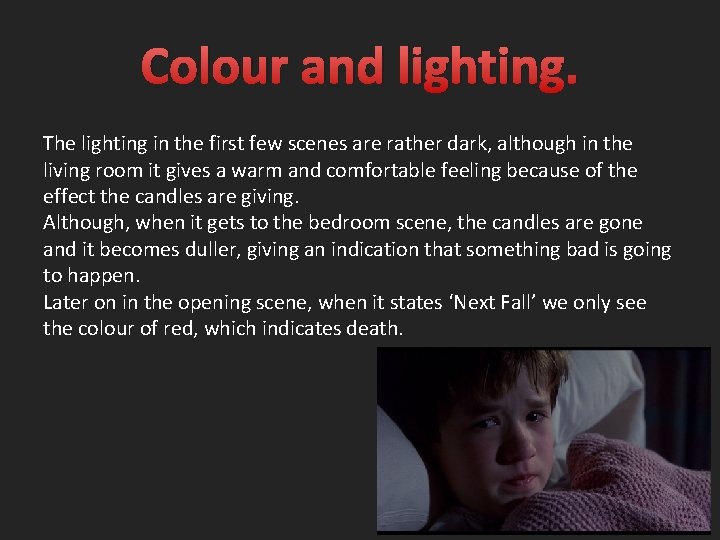 The Sixth Sense opening scene By Gaby and