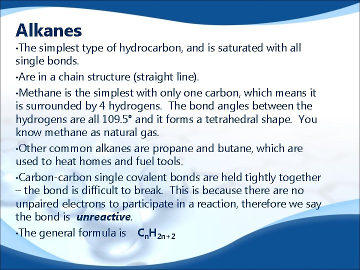 Hydrocarbon Nomenclature Organic Chemistry Lesson 1 Introductory Terms