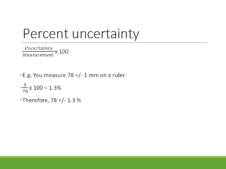 Measurement Errors CHEMISTRY 11 Brainstorm A chemist measures