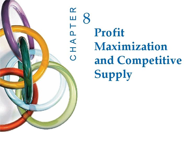 CHAPTER 8 Profit Maximization and Competitive Supply Chapter