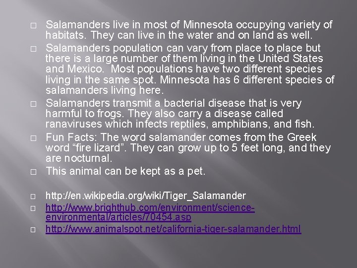 BIODIVERSITY IN MINNESOTA BY MAKAYLA RAHN Walleye Sander