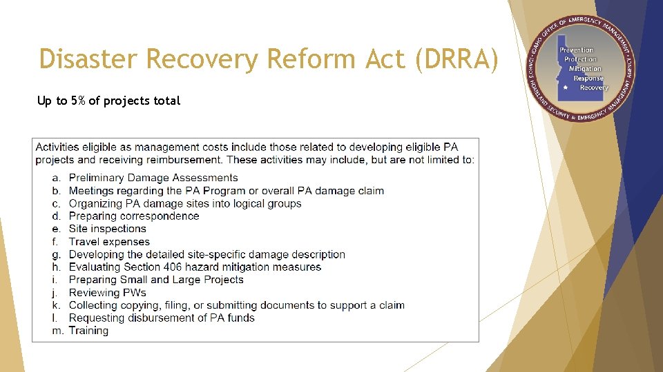 Disaster 101 Applicant Briefing 18 March 2021 Event