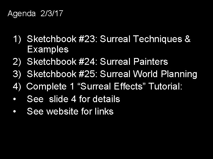 Agenda 2317 1 Sketchbook 23 Surreal Techniques Examples