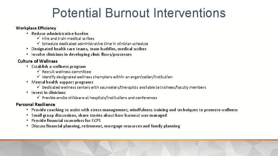 Clinician Burnout Wellness Slides Courtesy of Tami Atkinson