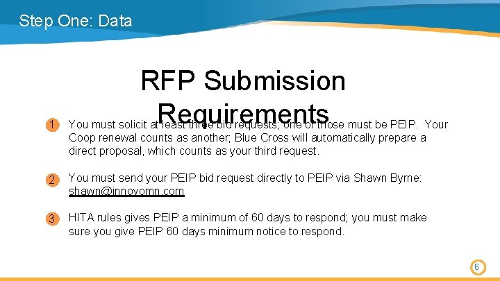 Mandatory Bid Header Request for Proposal Text Services