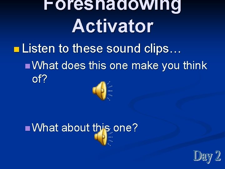 What is the difference between foreshadowing and a