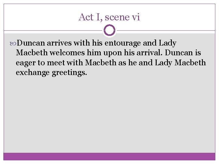 MACBETH ACT I Act I scene i The