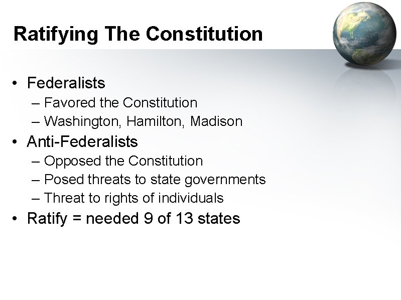 The Constitutional Convention Starting a New Government Convention
