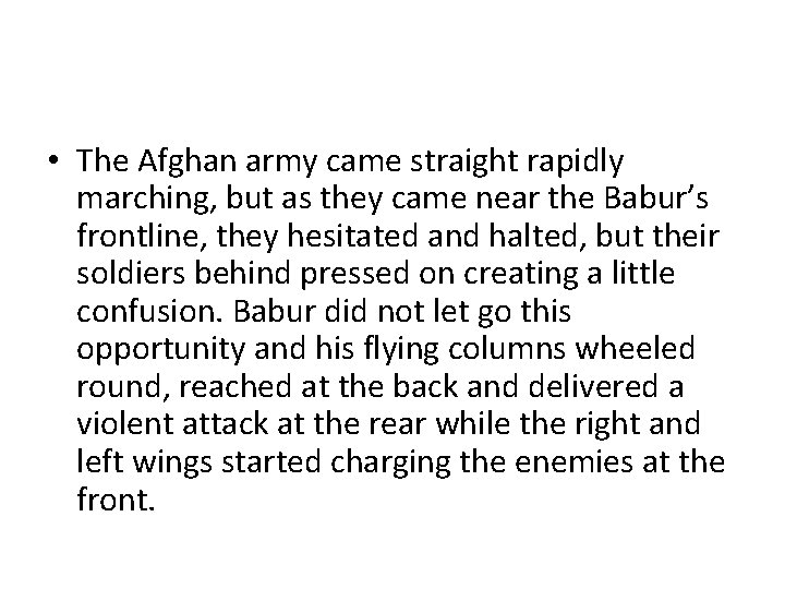 History Degree Part3 Paper5 Unit1 Topic First Battle