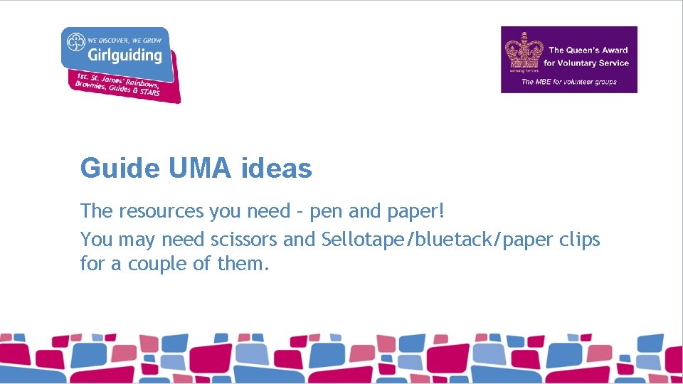 Guide UMA ideas The resources you need pen