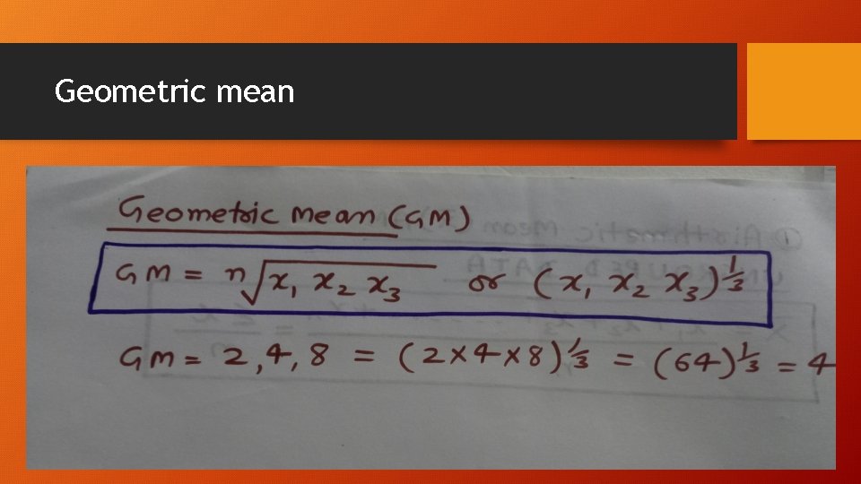 Biostatistics measurements of central tendency For B Sc