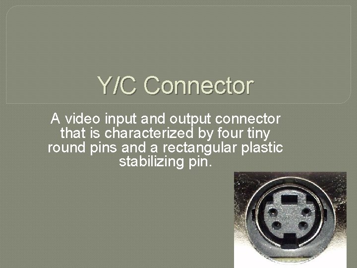 Cables and Connectors Giselle Haughton AVTF III 18and