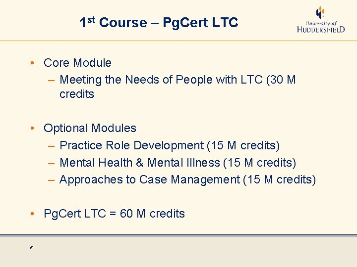 Meeting Educational requirements for a Community MatronCase Management