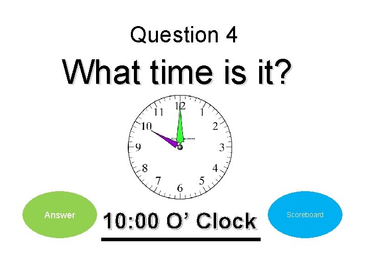 25 Questions Time Question Board Winners Team A