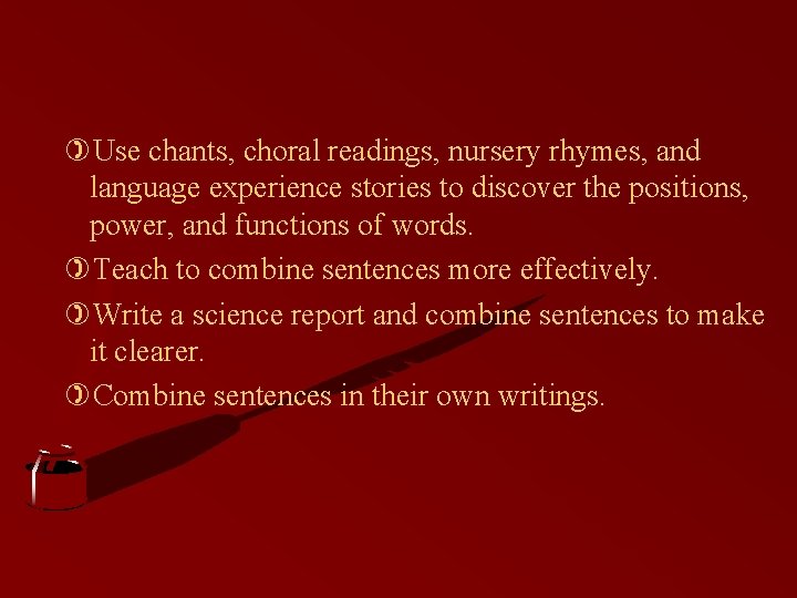 Revising to Clarify Meaning Chapter 8 Students need