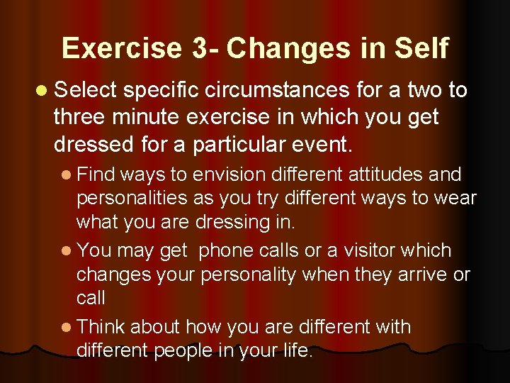 Hagen Exercises Drama 1 B The Six Steps