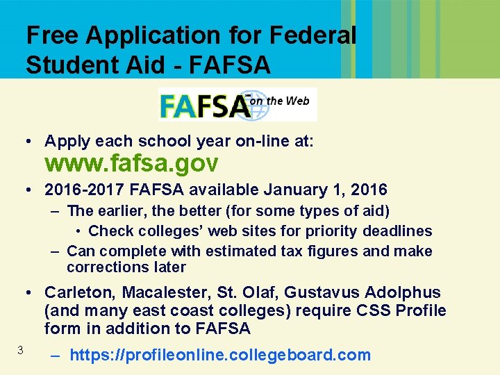 Financial Aid Night Washburn High School Ginny Dodds