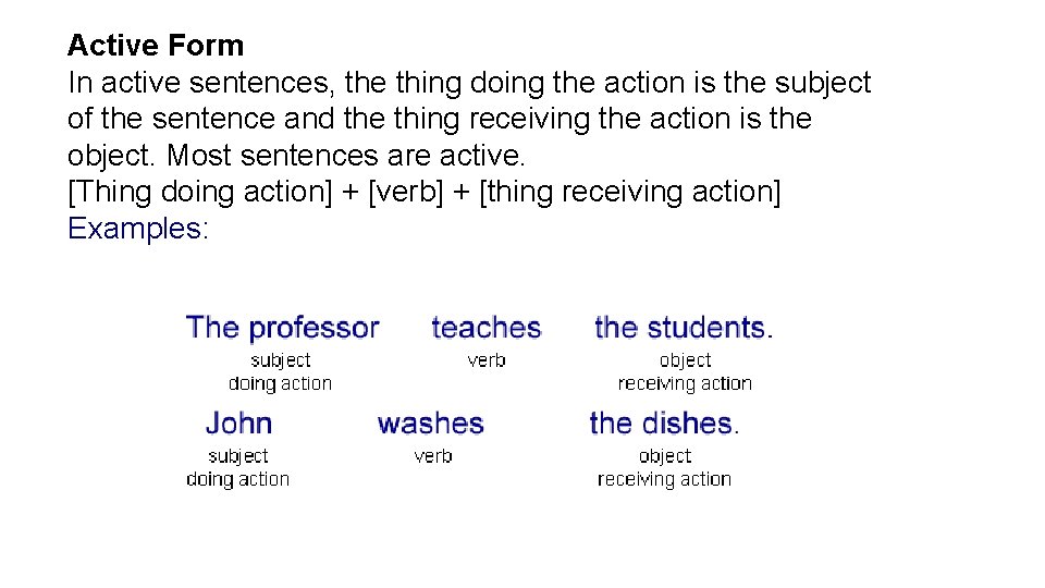 Active Passive Verb Forms Gerardo Enriquez Oscar Maldonado
