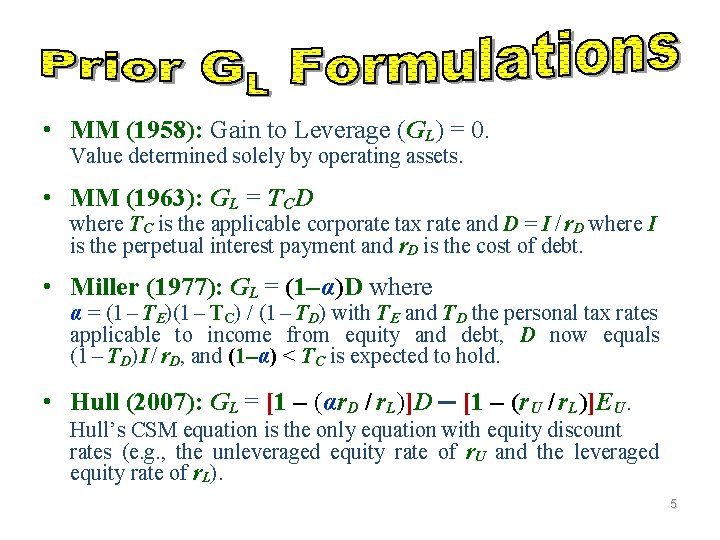 A Capital Structure Model with Growth Professor Robert